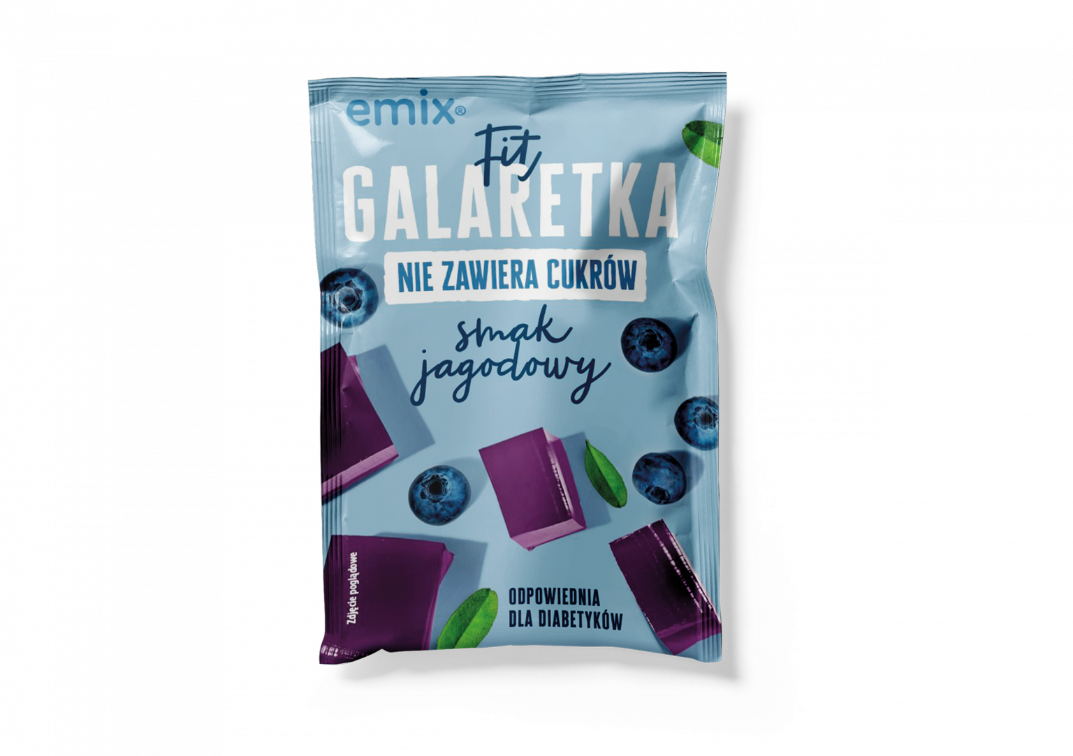 Galaretka bez cukru o smaku jagodowym - Emix