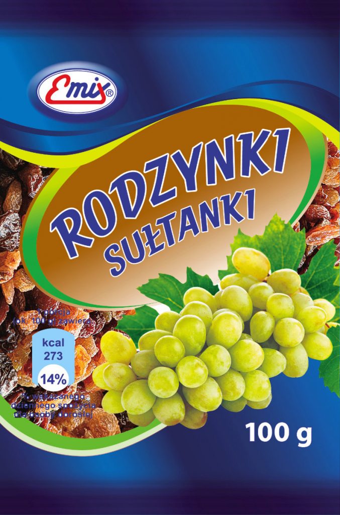 Rodzynki 100g - Emix