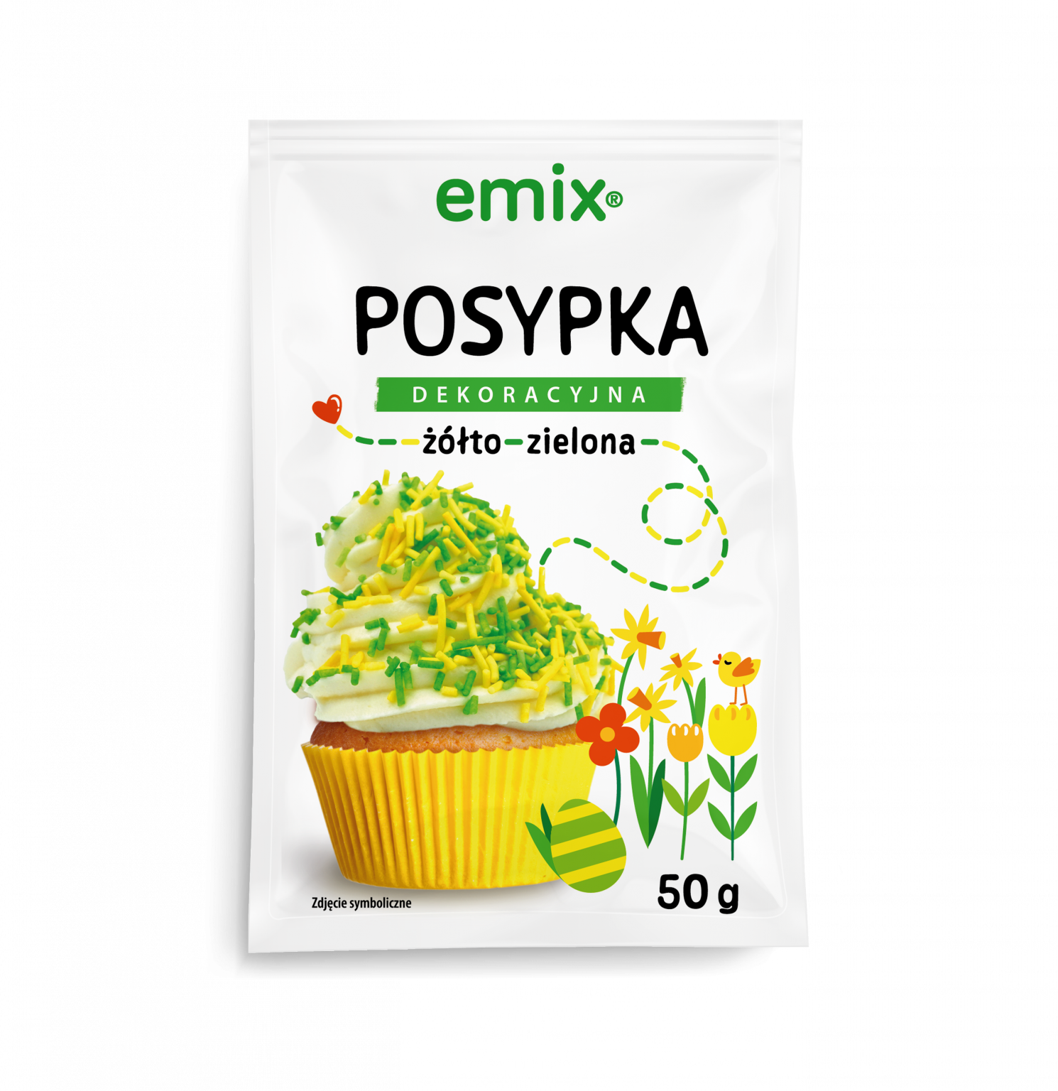 Posypka żółto-zielona - Emix